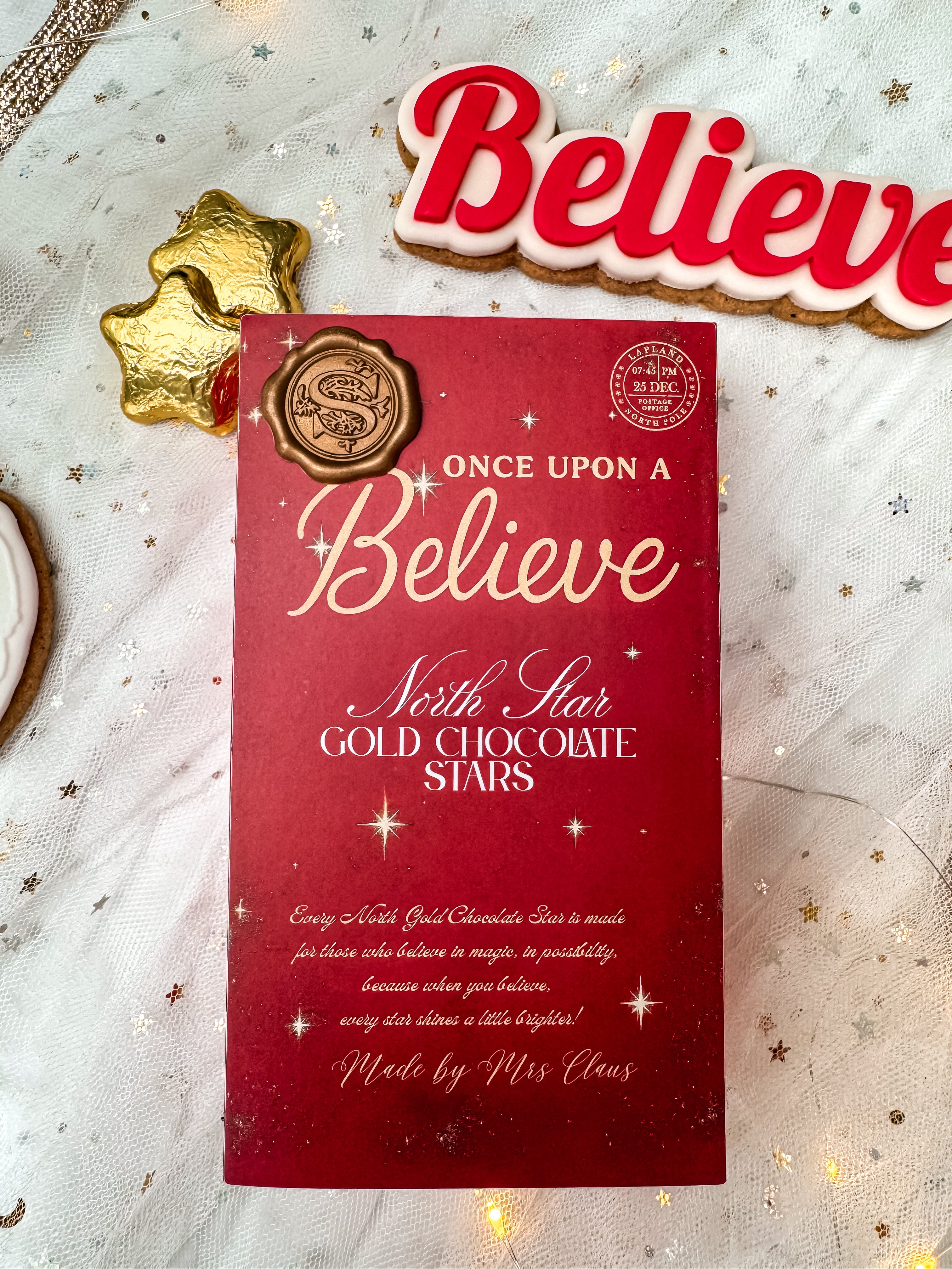 Once Upon A Believe Gold North Star Chocolates – Boutique Occasions